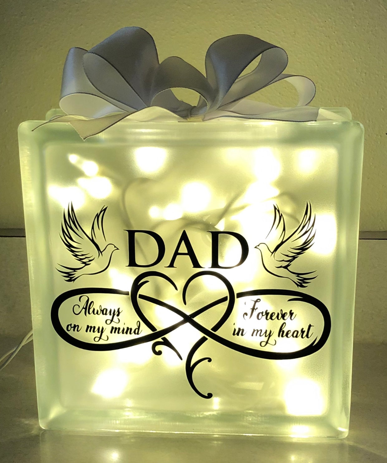 Remembrance Memorial LED Light Block - Etsy