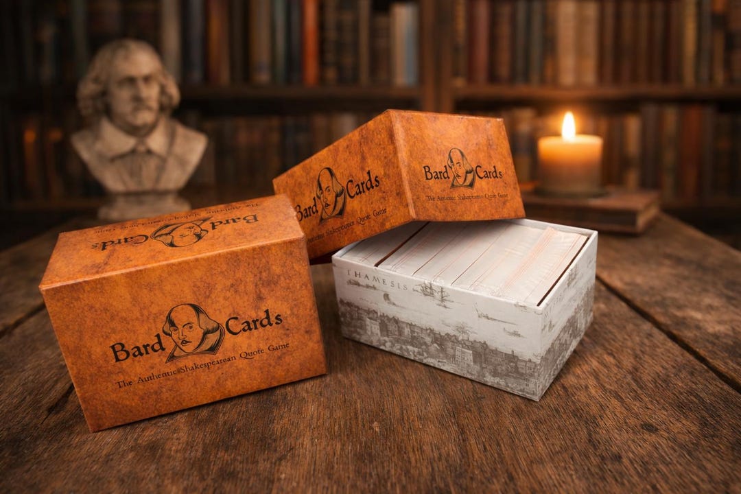 Shakespeare Quote Game: Bard Cards for Students & Scholars of English ...