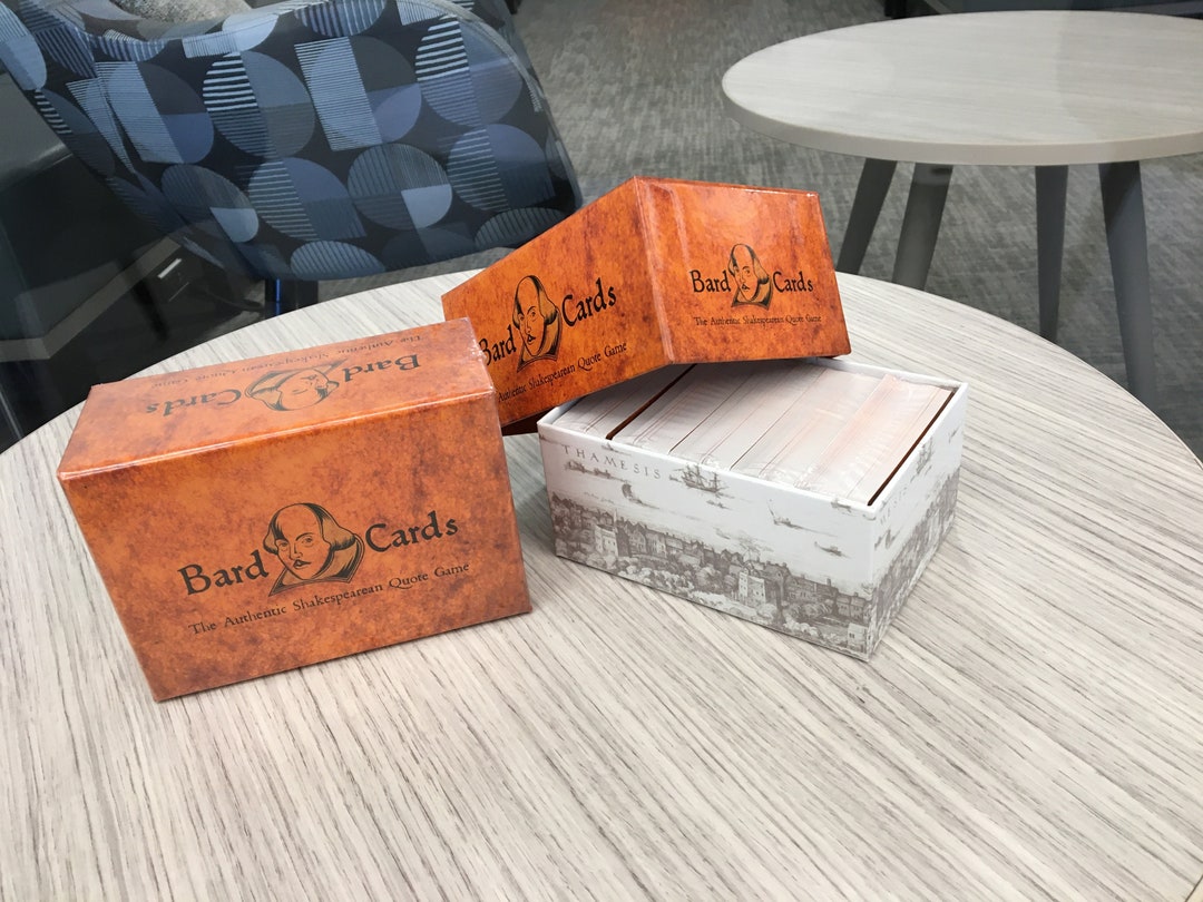 Shakespeare Quote Game: Bard Cards for Students & Scholars of English ...