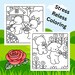 Cute Garden Friends Coloring Pages | 10 Printable Animal & Nature ...