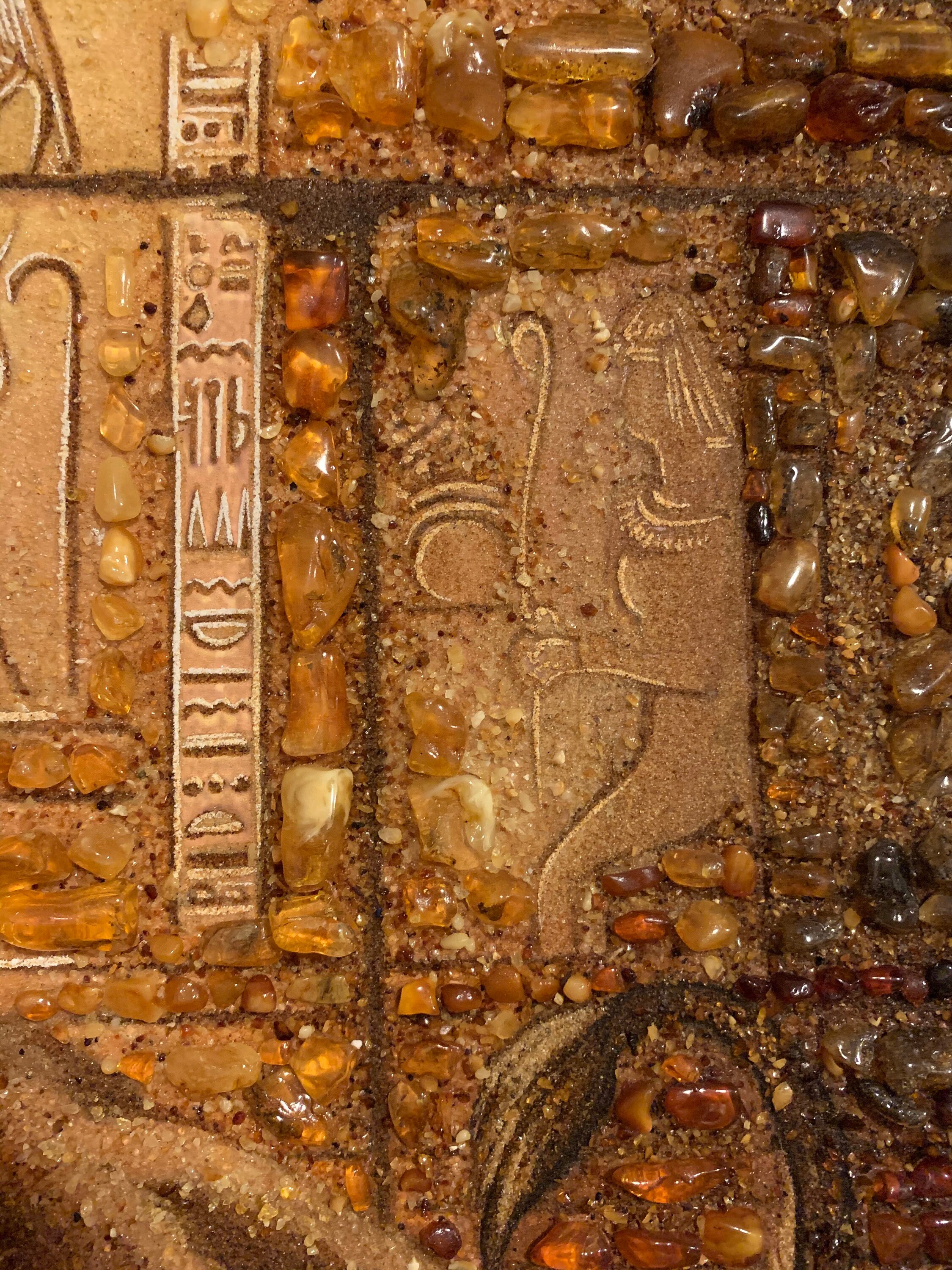 Amber Painting Made With 100% Baltic Amber Big Stones - Etsy