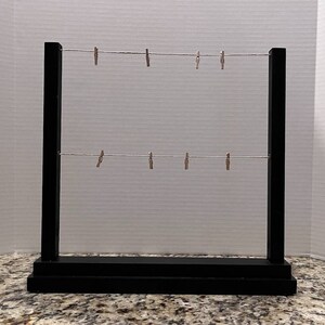 Tabletop Clothesline Picture Stand - Etsy