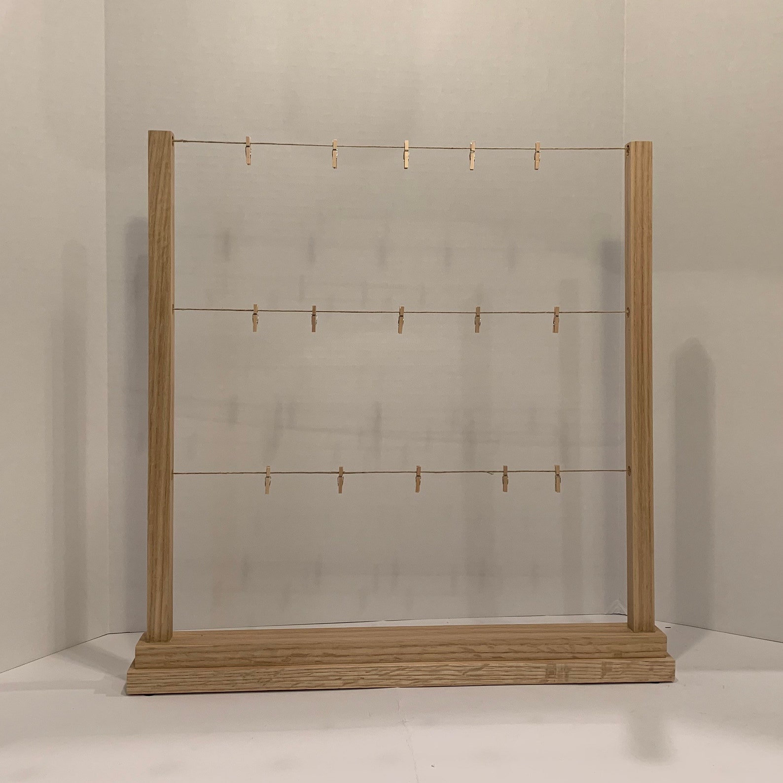 Tabletop Clothesline Picture Stand - Etsy