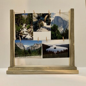 Tabletop Clothesline Picture Stand - Etsy