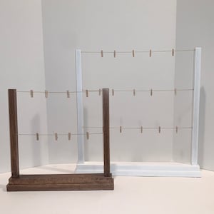 Tabletop Clothesline Picture Stand - Etsy