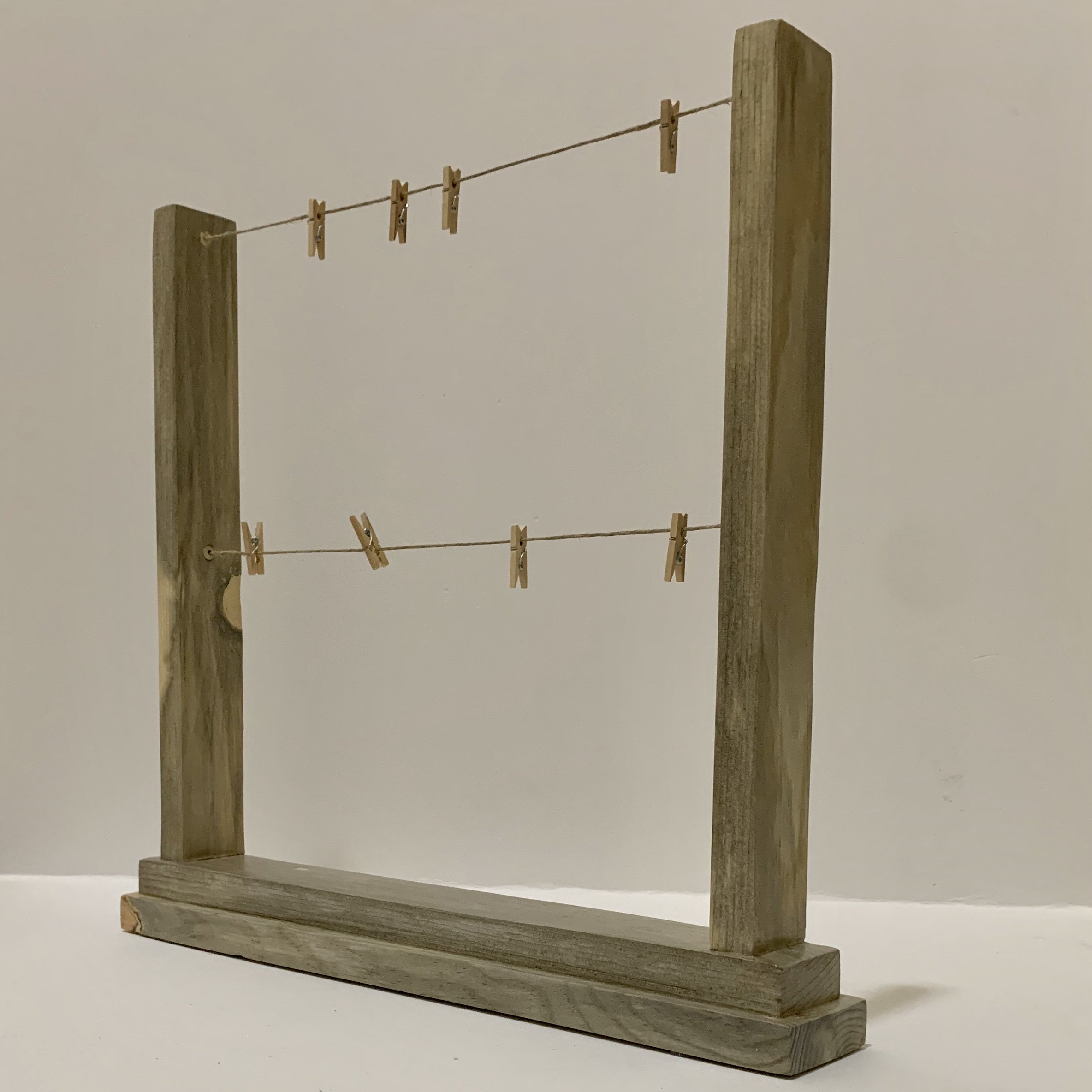 Tabletop Clothesline Picture Stand | Etsy