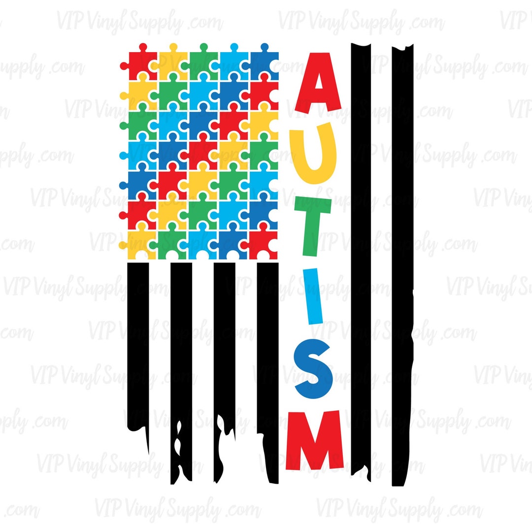 Autism Sublimation Transfer | Ready to Press Sublimation Transfer ...