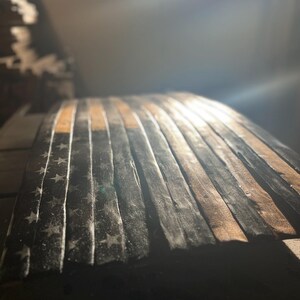 Reclaimed Whiskey Barrel Flag - Etsy