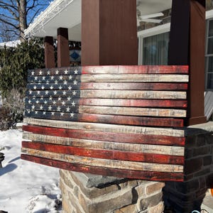Authentic Reclaimed Whiskey Barrel Flag - Etsy