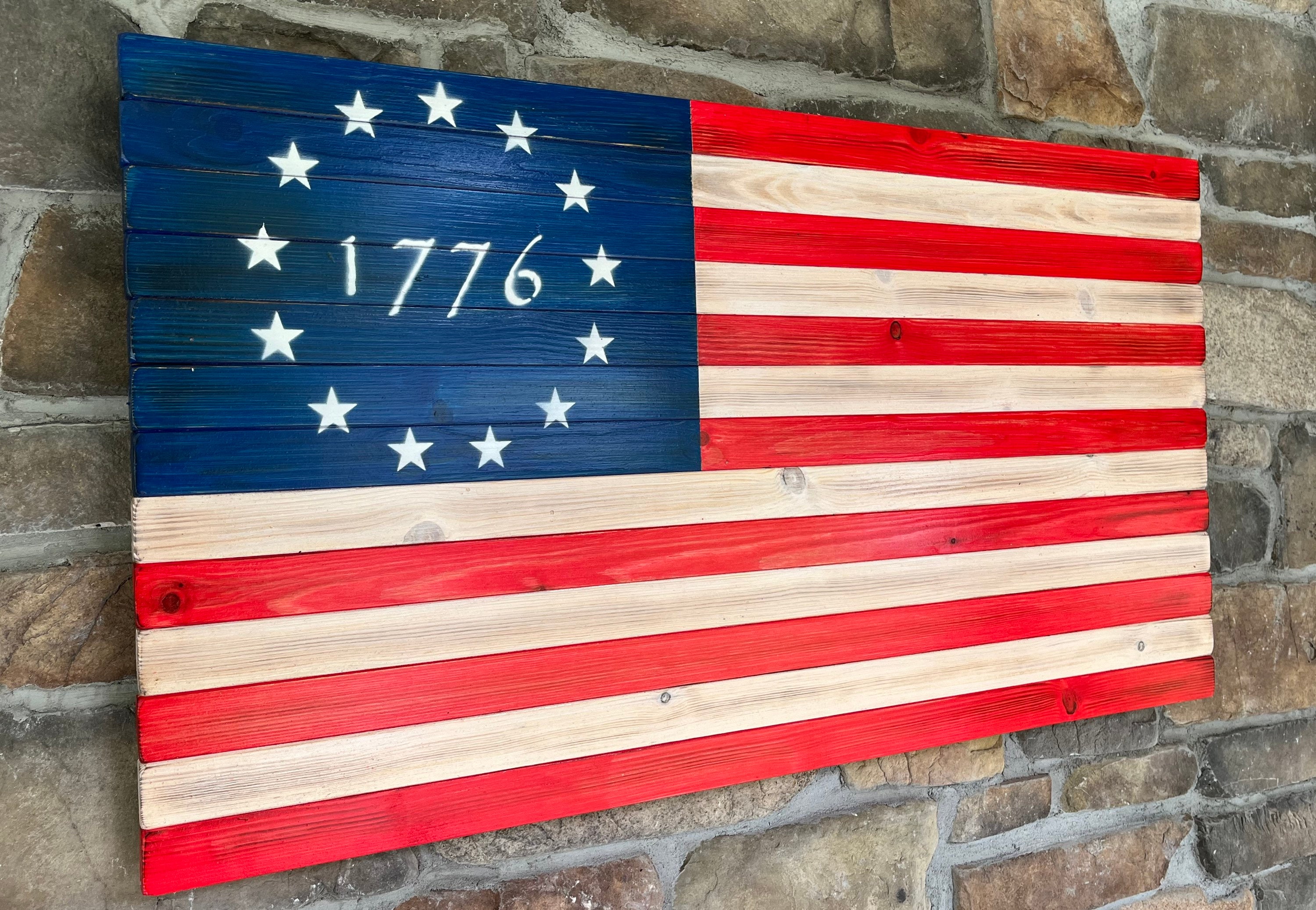 Large Betsy Ross 1776 American Flag - Etsy
