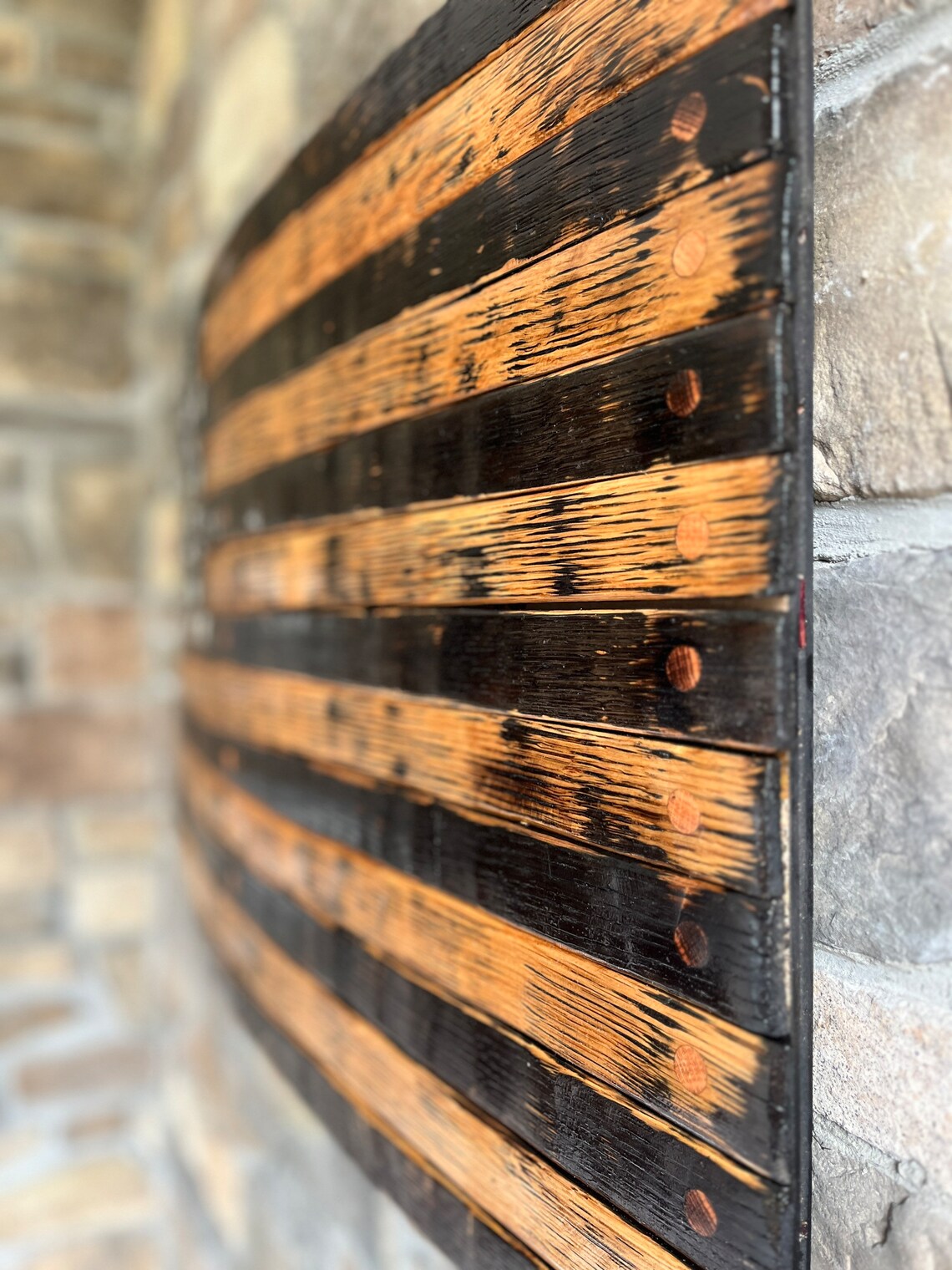 Reclaimed Whiskey Barrel Flag - Etsy