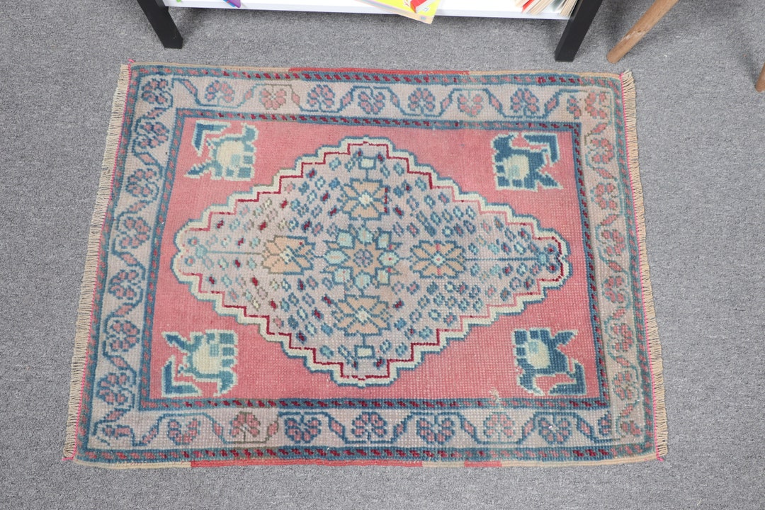 Vintage Rug, Small Rugs, Turkish Rug, Anatolian Rug, Rugs for Door Mat ...