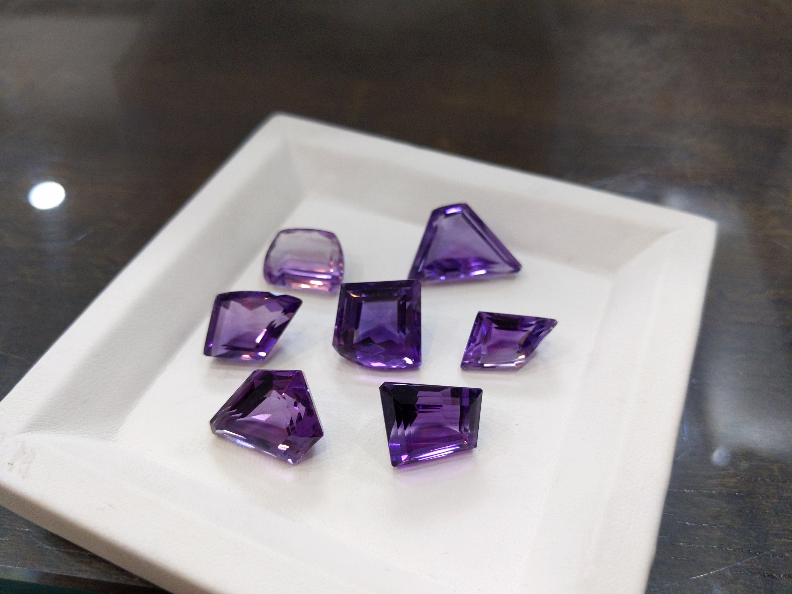 Amethyst Cut Lot of 7 Pcs Natural Untreated Amethyst Fancy - Etsy UK