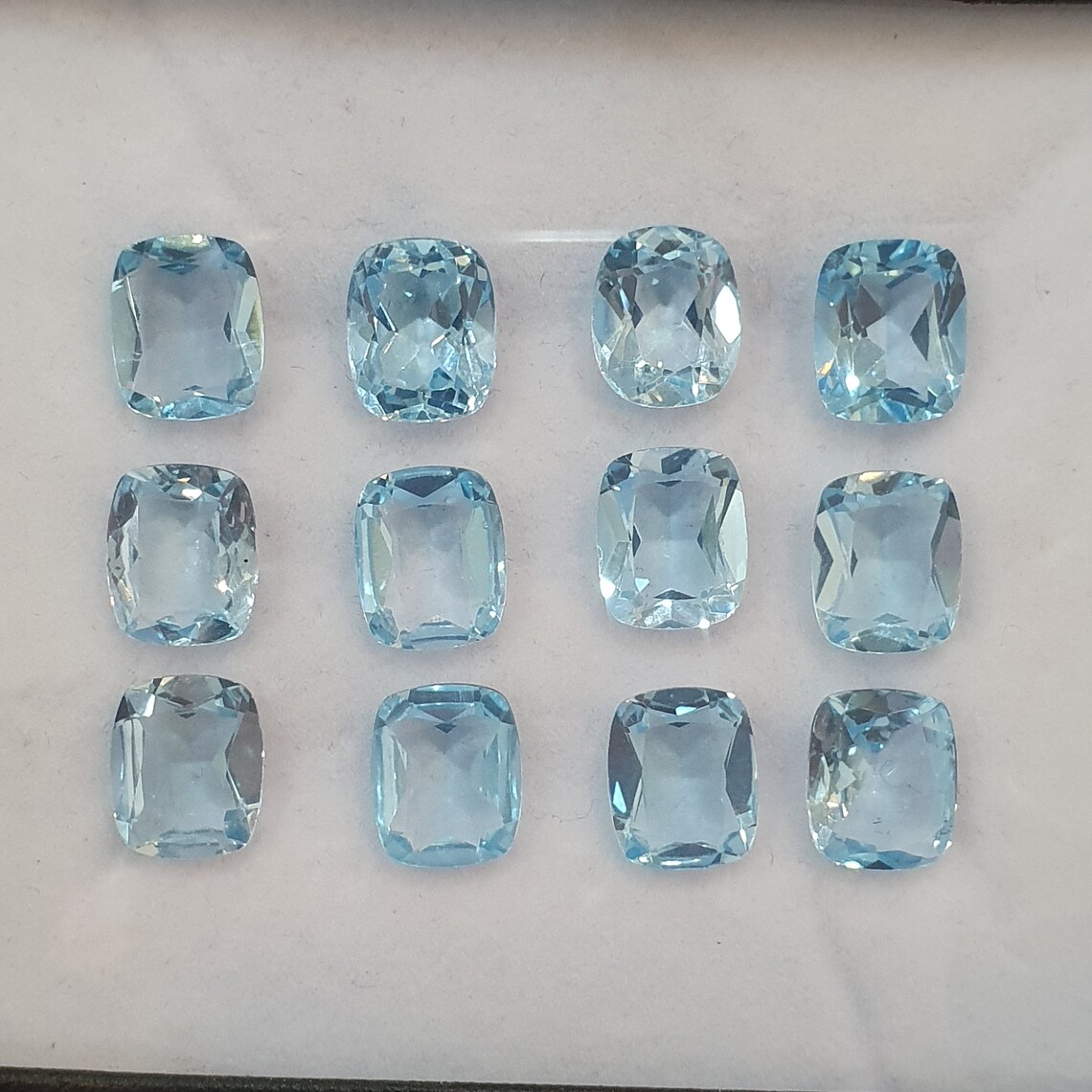 Blue Topaz Lot 68 Cts/ 12 Pcs Natural Gemstones Mix Cut - Etsy