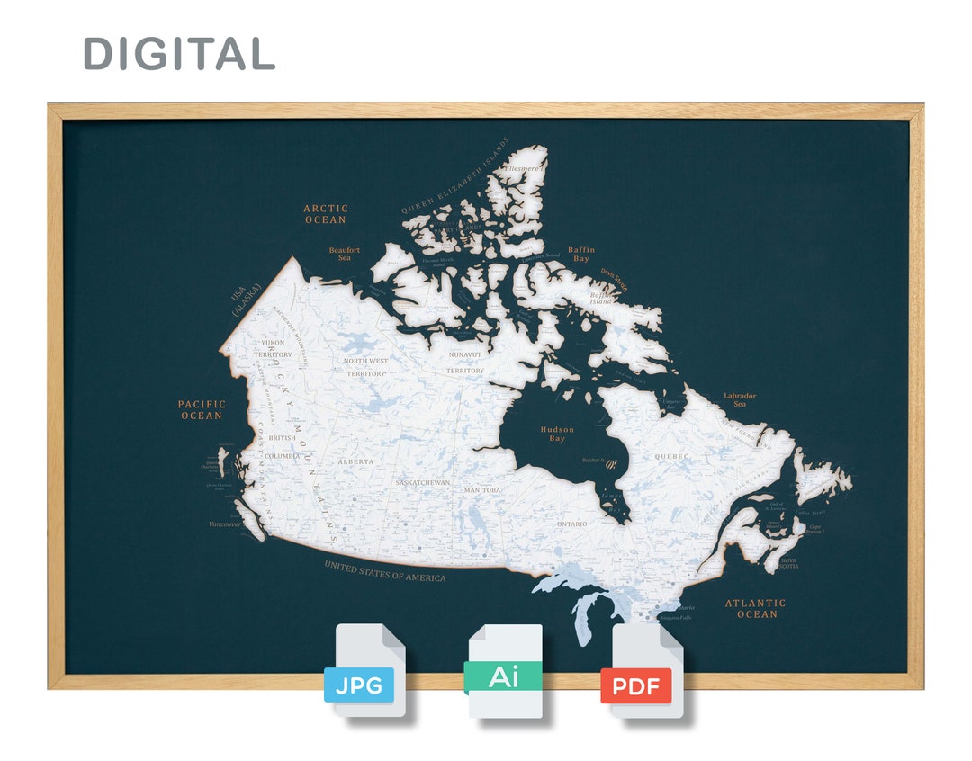 Downloadable Detailed Map for Printing and Digital Use - Etsy Australia