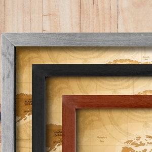 Push Pin Travel Map Framed Canvas Push Pin Map Wall Art - Etsy