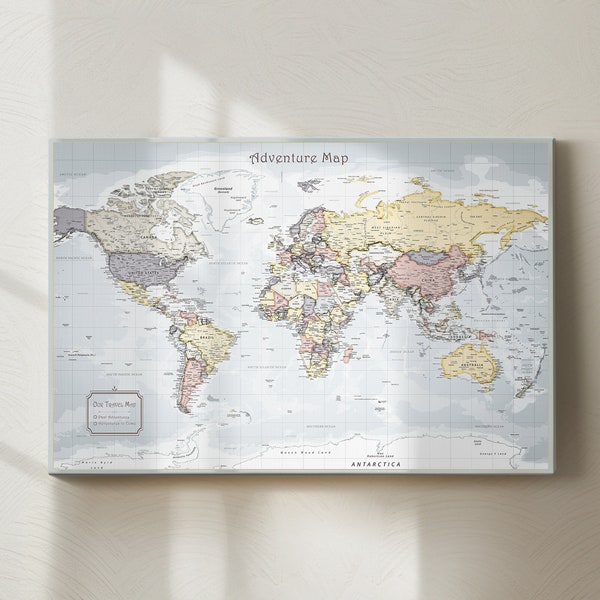 Places Visited Map - Etsy