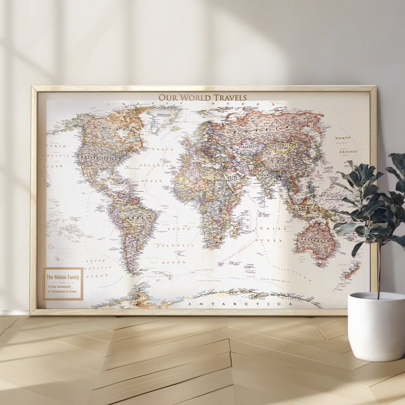Personalised Map - Etsy