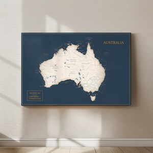 Australia Push Pin Map, Australia Pin Map, Personalised Push Pin Map ...