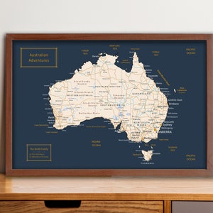 Custom Australia Map Push Pin Australia Map Australia Pin | Etsy