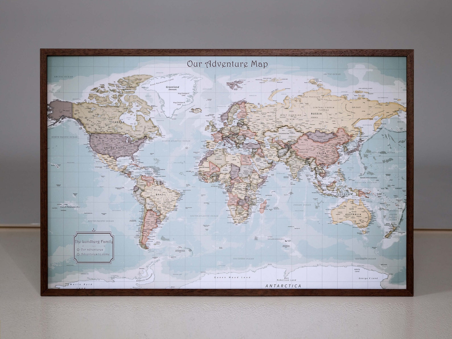 Custom Pin Map Travel Pin Maps Custom Push Pin Maps - Etsy