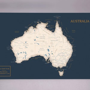 Custom Australia Map Push Pin Australia Map Australia Pin - Etsy