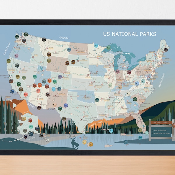 National Park Pin - Etsy