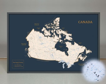 Push Pin Map - Etsy