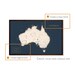 Australia Push Pin Map Australia Pin Map Personalised Push - Etsy
