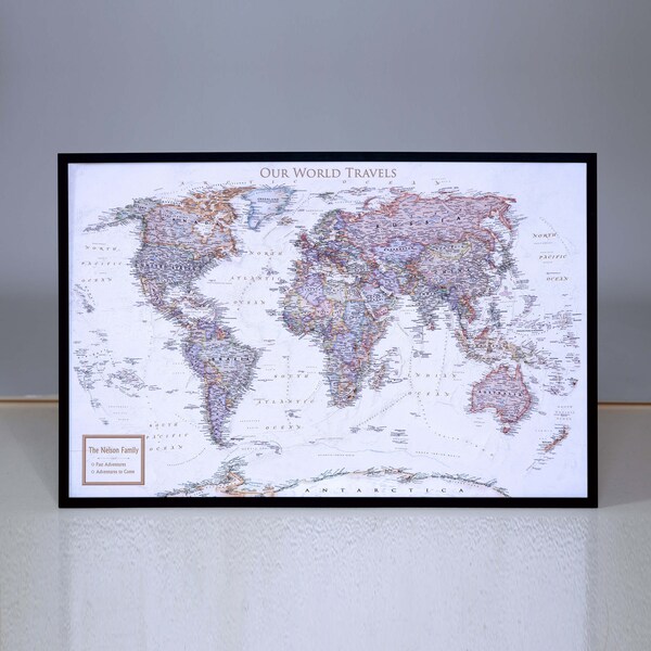 Travel Map - Etsy
