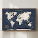 Push Pin World Map, Travel Framed Personalized Map - Etsy