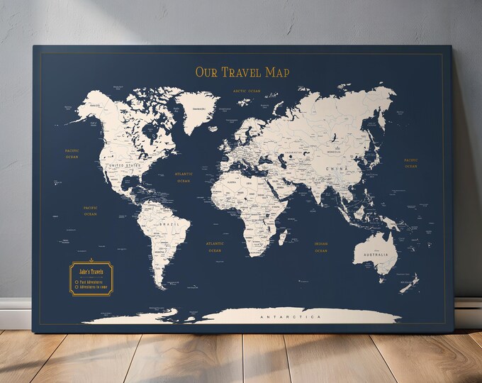 Pin Board Map, Map of the World, Push Pin Maps, Foam Board, Home Decor ...