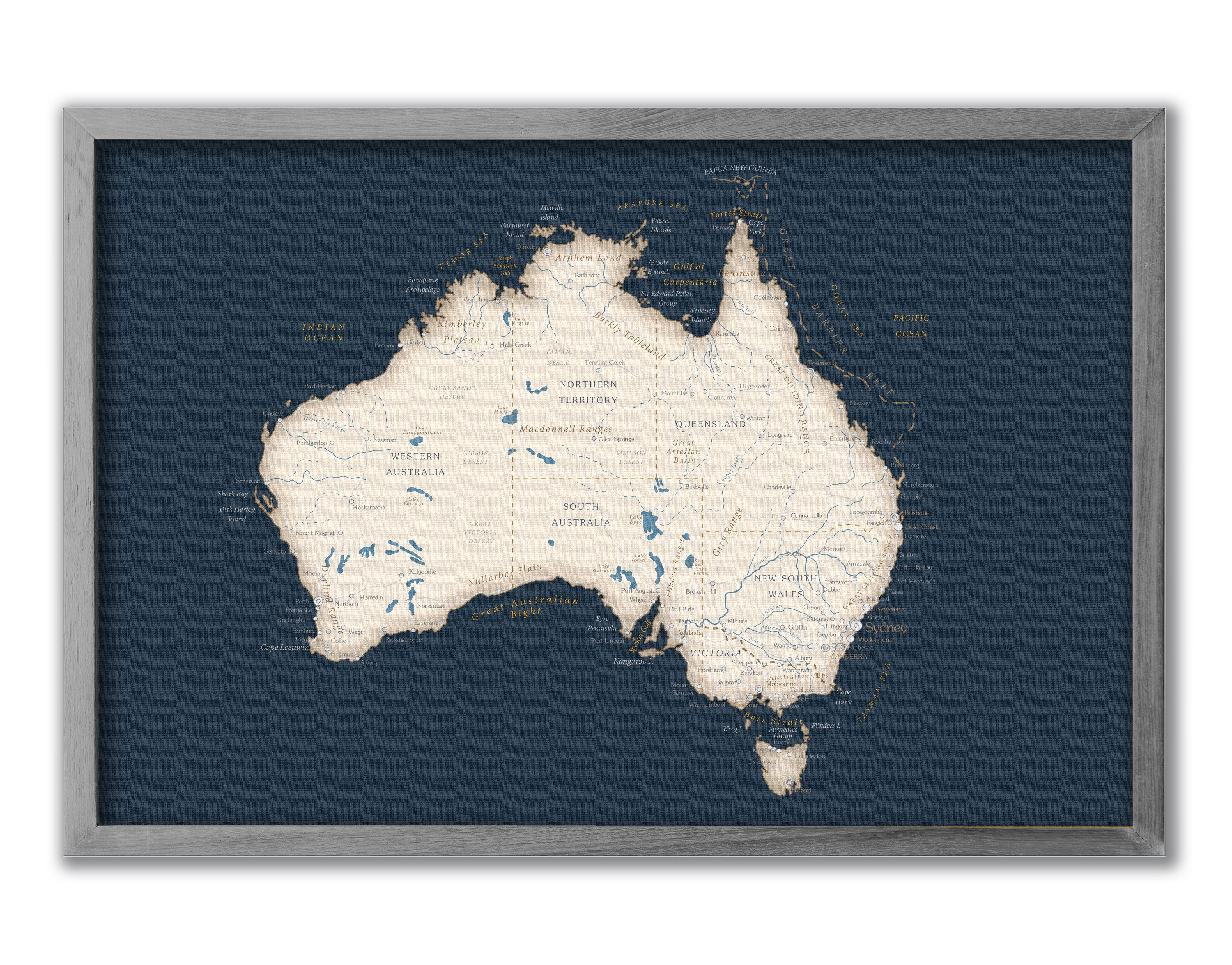 Australia Digital Printable Map Format Jped PDF for Download - Etsy