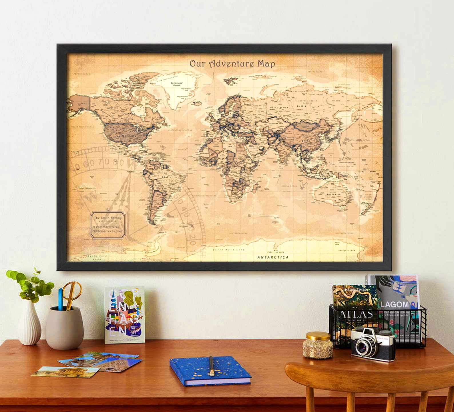World Map Pin Board Push Pin Travel Maps - Etsy