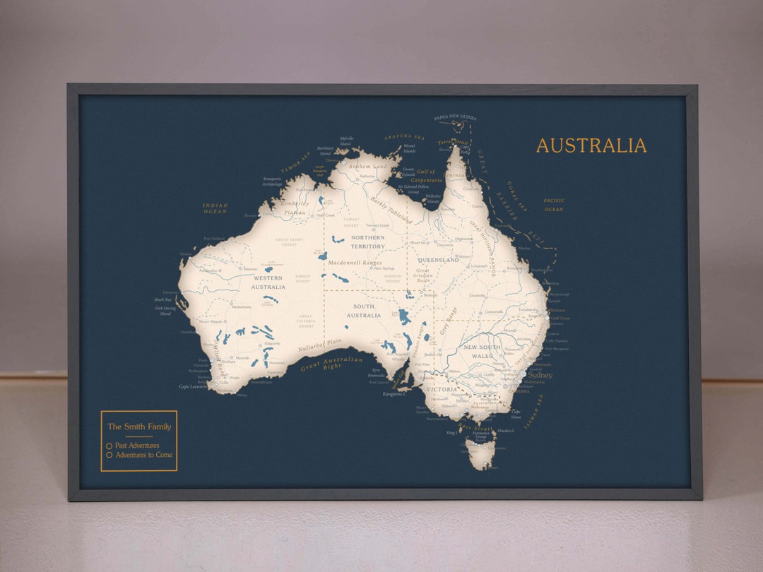Custom Australia Map Push Pin Australia Map Australia Pin - Etsy