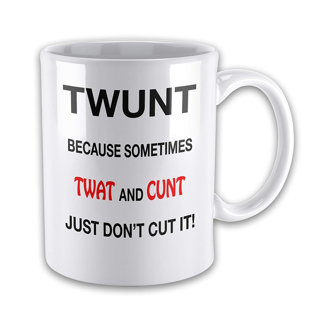 Twunt Rude/swear Novelty Gift Mug - Etsy