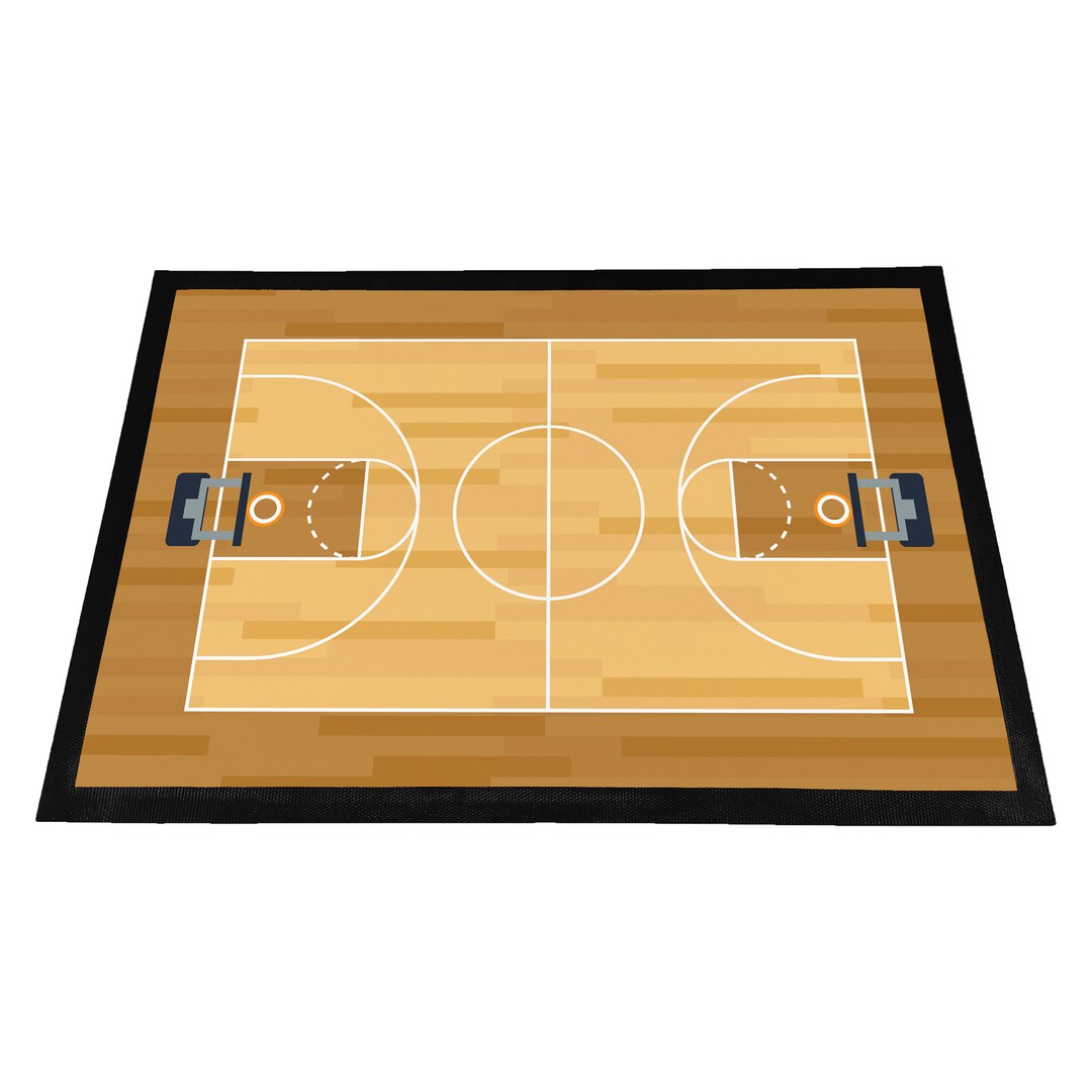 Basketball Court Rubber Doormat / Floor Mat / Shop Mat 90cm X 60cm - Etsy