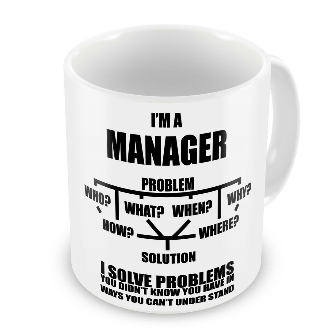 Manager Funny Novelty Gift Mug - Etsy UK