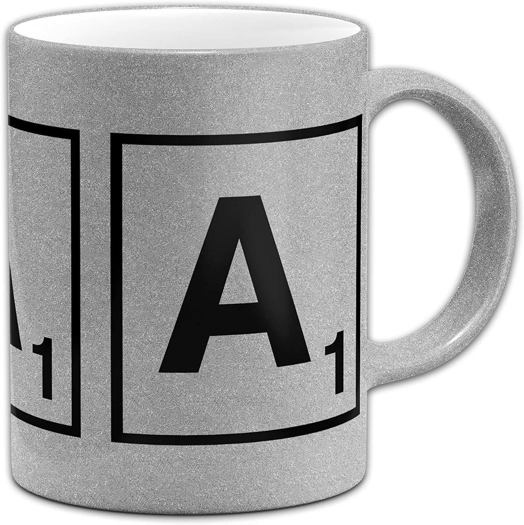 Scrabble Letter Letter A-Z Pearl Glitter Novelty Gift Mug-variations - Etsy