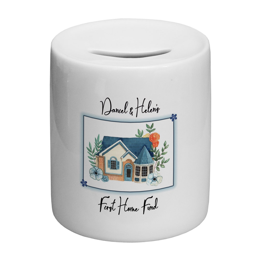 Personalised First Home Fund Novelty Ceramic Money Box - Etsy