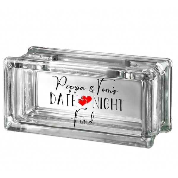 Glass Block Piggy Bank - Etsy