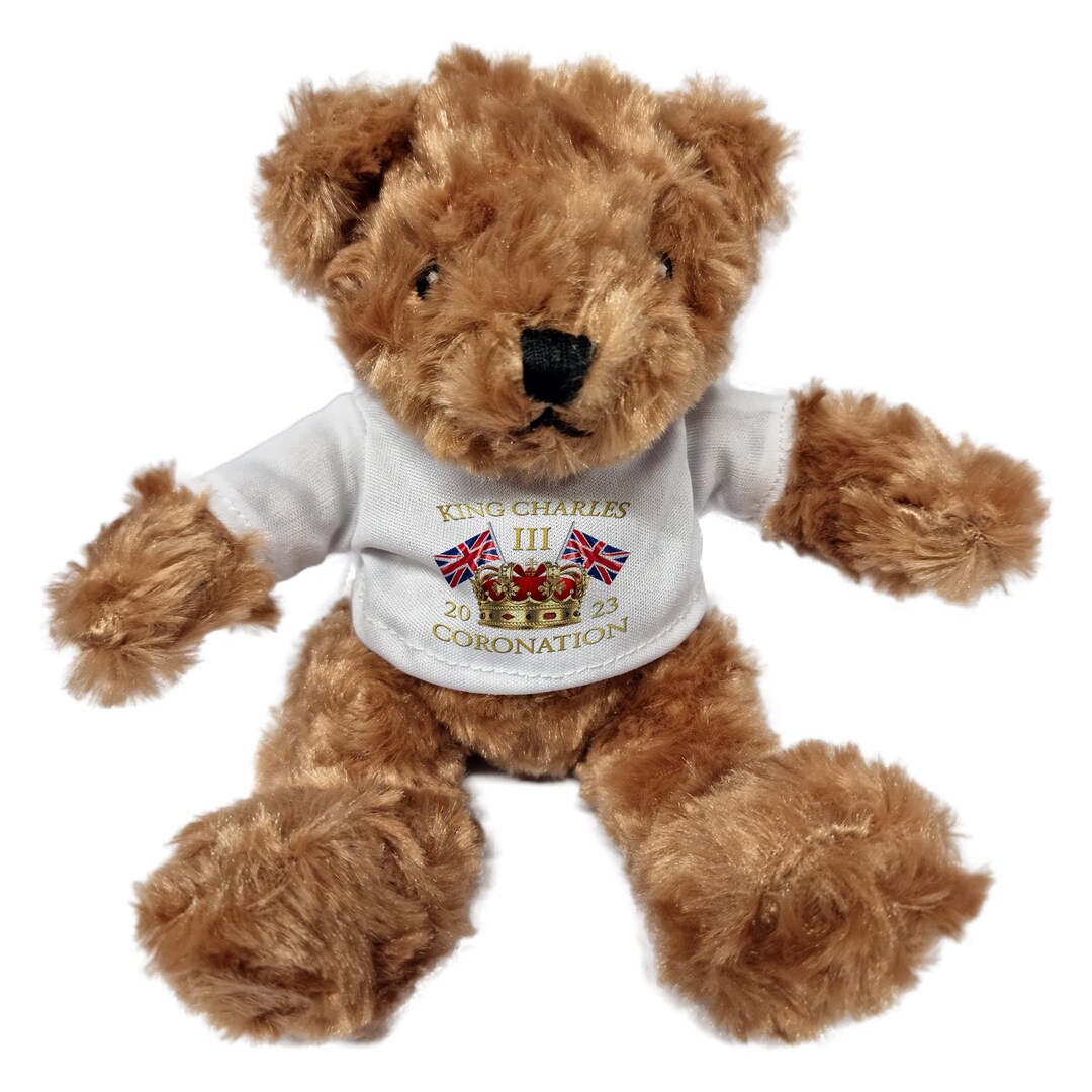 25cm King Charles III 2023 Coronation Teddy george Bear - Etsy