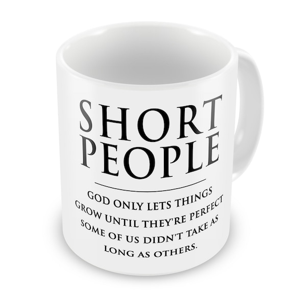 Short People Novelty Gift Mug Variation | Etsy