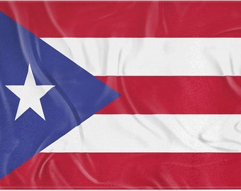 Wavy Puerto Rico Flag - Etsy
