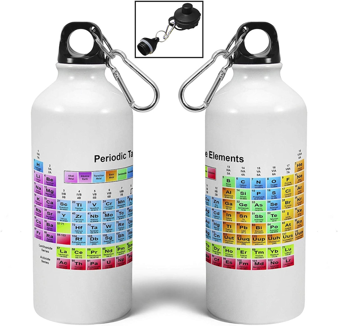 Periodic Table of the Elements Aluminium Sports Water Bottle/canteen - Etsy