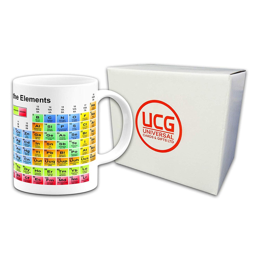 Periodic Table of the Elements Science Mug - Etsy