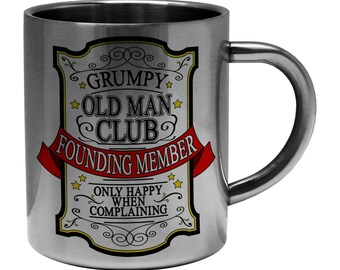 Grumpy Old Man Mug | Etsy