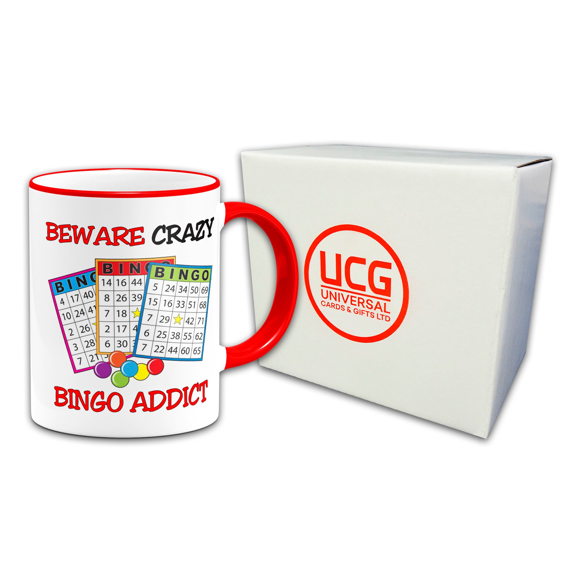 Beware Crazy Bingo Addict Funny Novelty Gift Mug Variation - Etsy UK