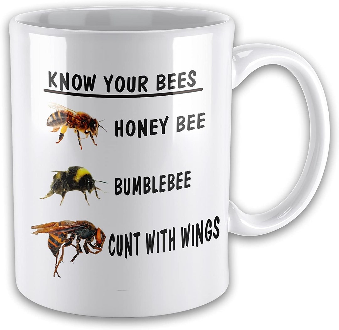 Know Your Bees Rude Funny Novelty Ceramic Funny Mug - Etsy