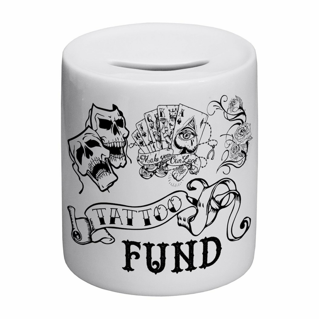 Tattoo Fund Novelty Ceramic Money Box - Etsy UK